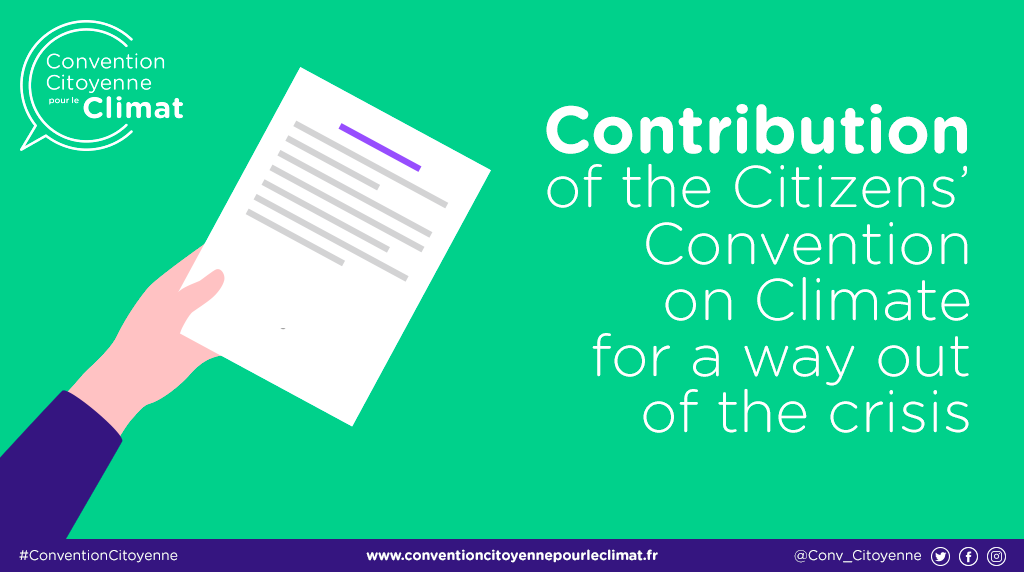 Contribution of the Citizens’ Convention on Climate for a way out of ...